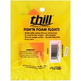 Thill Fish’n Foam Floats Cigar Weighted Clip 3" Fishing Float Red ...