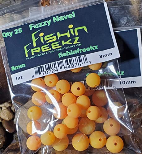 Fishin Freekz Fuzzy Navel Hand Crafted Fishing Beads Bait Eggs 10mm ...