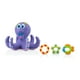 Nuby Purple Octopus Hoopla Bath Toy with 3 Tossing Rings for Baby ...