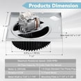 S97017450 Bathroom Fan Motor Assembly for Broan NuTone 771 771-A 70CFM ...