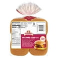 Brownberry Sesame Seed Buns, 8 count, White Hamburger Buns, 16 oz Bag ...