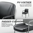 Furmax Office Guest Chairs Set of 2, with Armrest, Back Support & Side ...