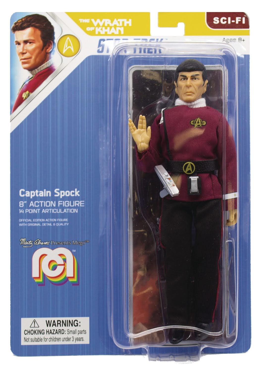 Star Trek The Wrath of Khan Captain Spock Action Figure - Walmart.com