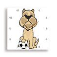 3drose, Funny Cute Brussels Griffon Puppy Dog Playing Soccer Sports ...
