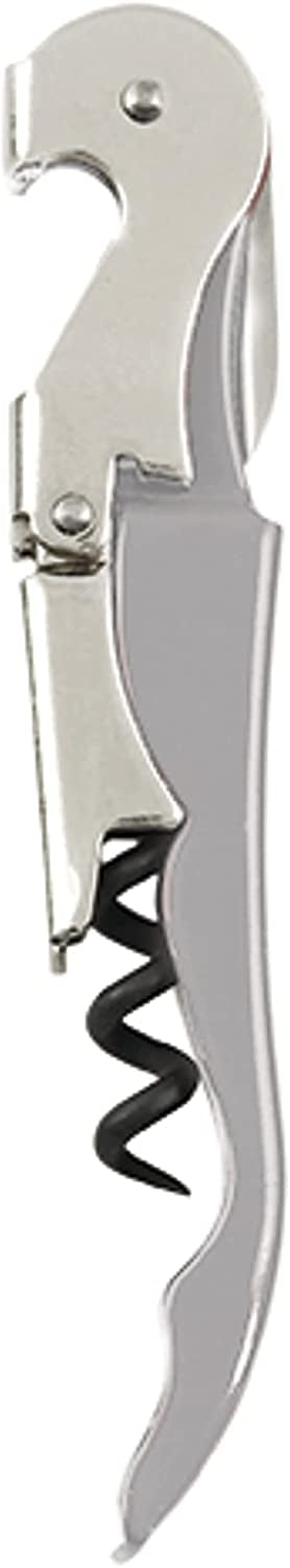 Double Hinged Waiter's Corkscrew, Gray - Walmart.com