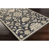 Mark&Day Area Rugs, 6x6 Caraquet Traditional Ink Square Area Rug (6 ...
