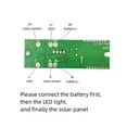 3.2V3.7V solar light circuit board with human body induction and remote ...
