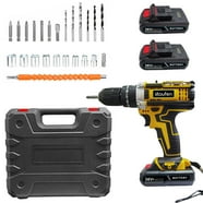 Master Mechanic 12V Compact Cordless Drill Kit, 3/8-In., Rechargeable ...