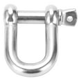 M25 Screw Pin Anchor Shackle 304 Stainless Steel Heavy Duty D‑Shape ...