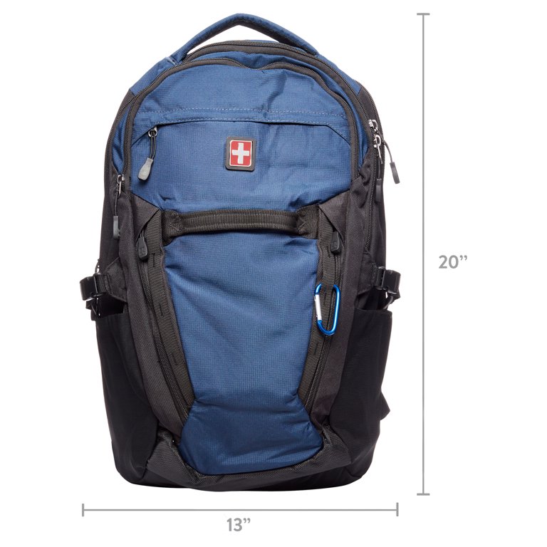 Swiss Tech Gray And Red Reflective Backpack, 46% OFF