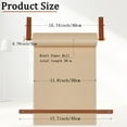 Kraft Paper Dispenser,11.8inch Butcher Paper Holder,Includes 30 Meter ...