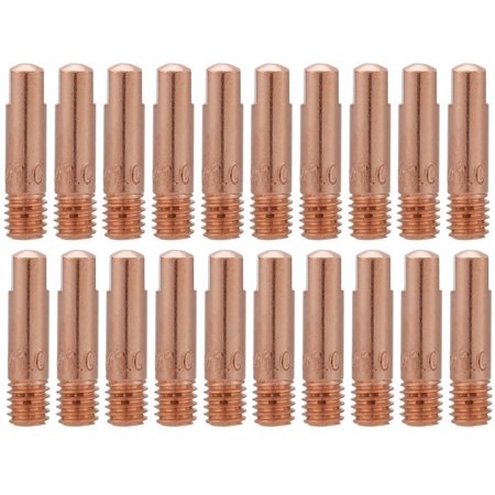 20pcs/set MIG Welding Nozzle Contact Tips Gas Diffuser Connector Holder Torch Contact Semi ...