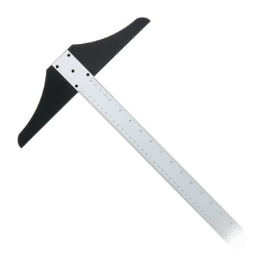 Johnson 48 in. L x 22 in. H Aluminum T-Square Silver - Walmart.com
