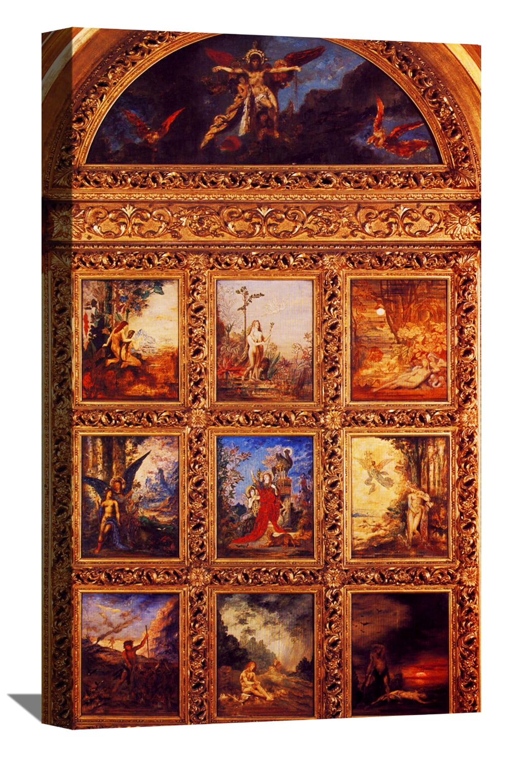 Gustave Moreau Painting Art Print Life of Humanity Symbolism Canvas Art ...
