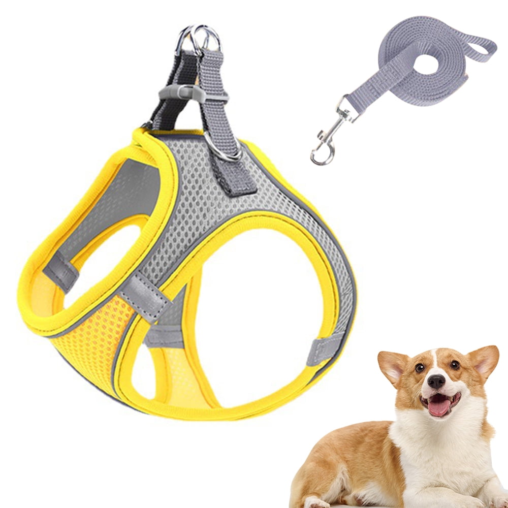 Small Medium Large Dogs Adjustable Reflective Pet Vest with Front Clip ...
