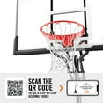 Spalding 60 In. Ultimate Hybrid® Acrylic Basketball Hoop System with ...