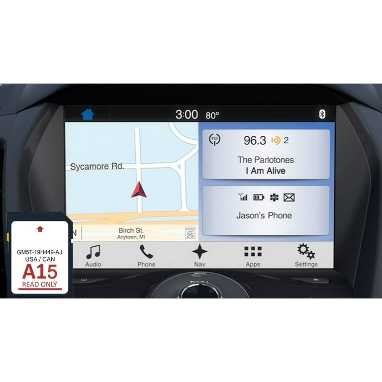 Ford Sd Card Navigation For Fords Sync Compatible With Ford Lincoln A14 ...