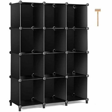 SUGIFT Cube Storage 12-Cube Storage Organizer Cabinet, Display Storage ...