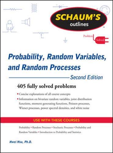 Pre-Owned Schaum's Outline Probability, Random Variables, and Random Processes (Paperback ...