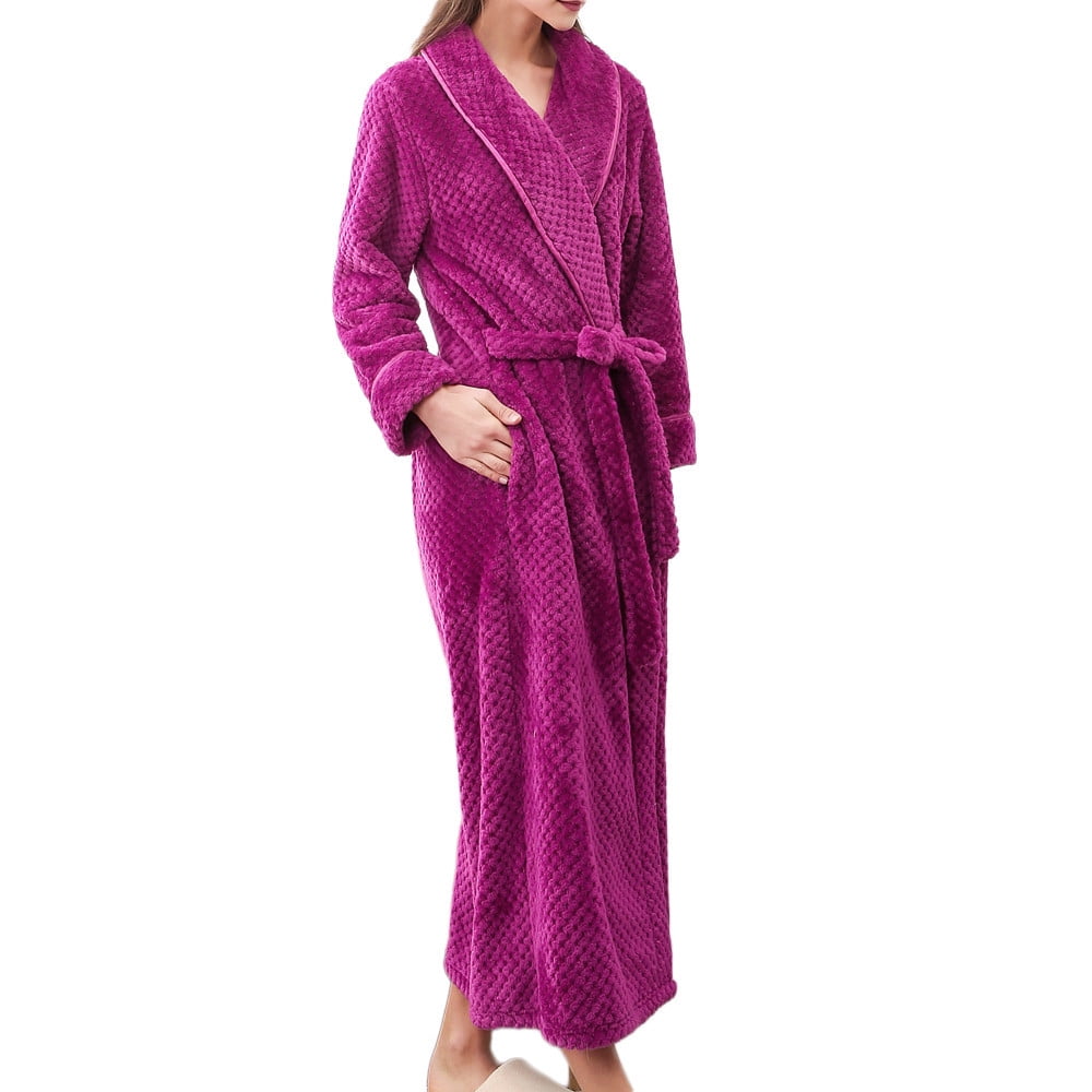 Click here for Unbranded Womens Winter Lengthened Bathrobe Home C... prices