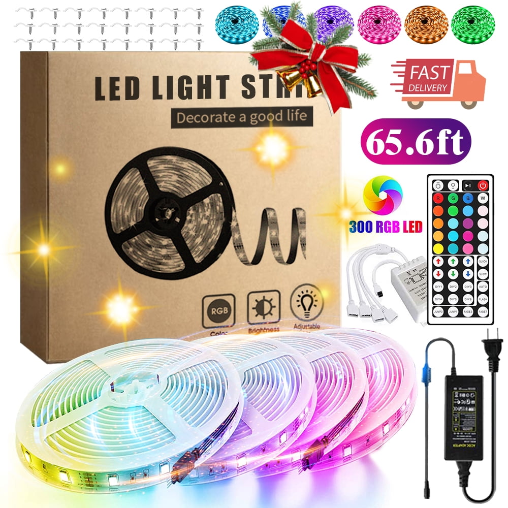 LED Strip Lights for Bedroom, Room, Kitchen, Color Led Light Strips Kit ...