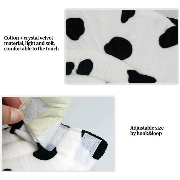 Cone Cat Elizabeth Cone Cartoon Adjustable Cow Pattern After Surgery ...