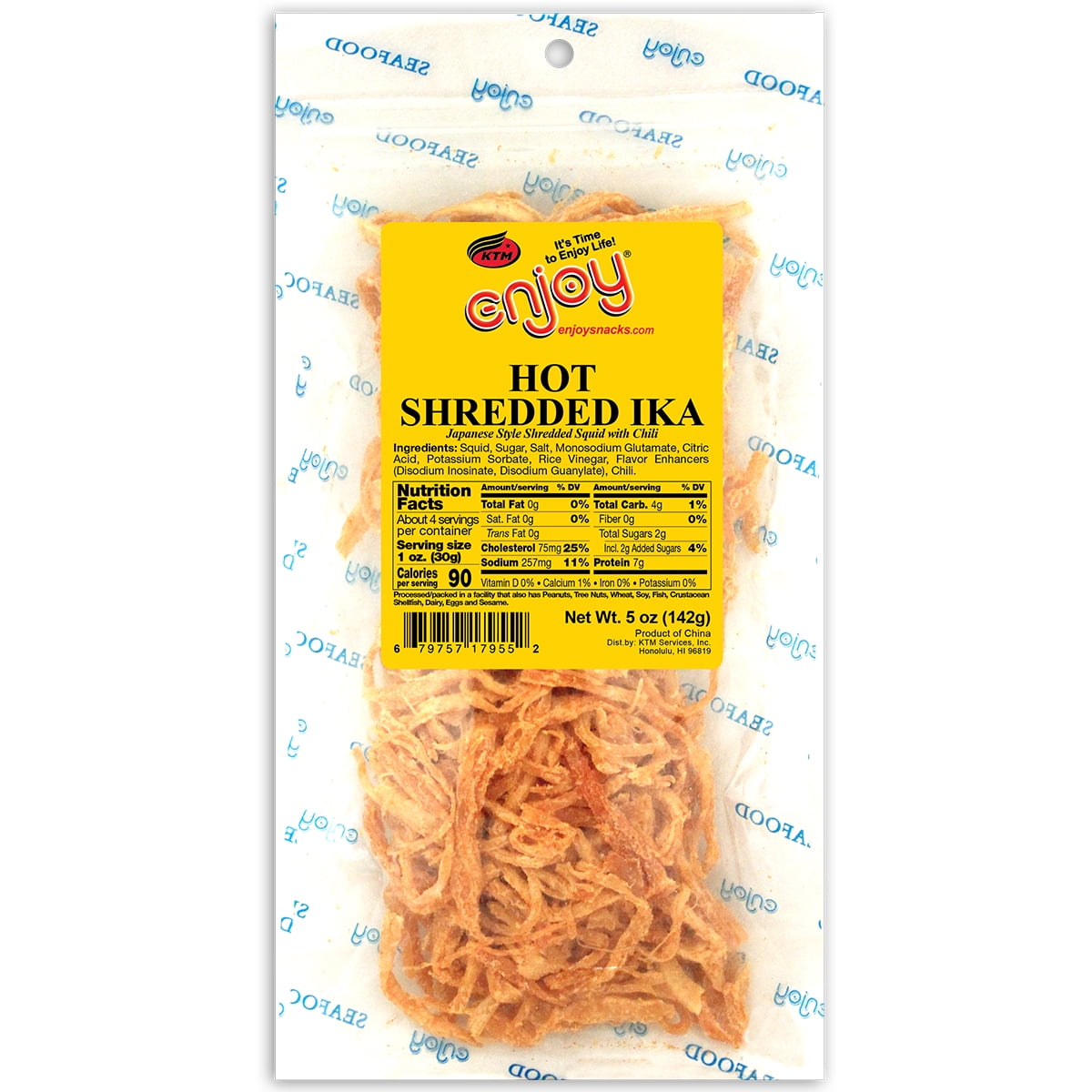 Enjoy Hot Shredded Ika, 5 oz - Walmart.com
