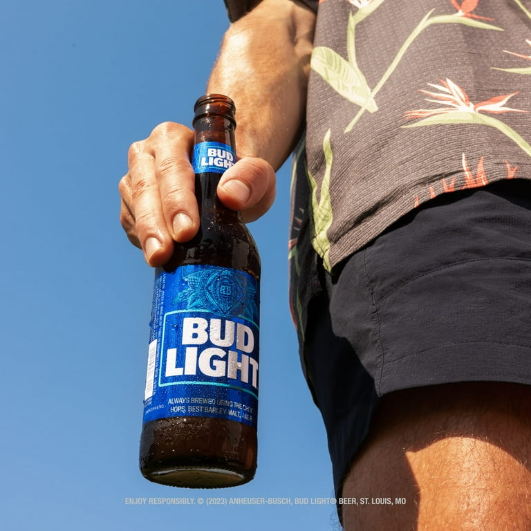 Light Blue Beer Bottle