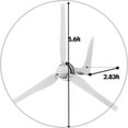 Automaxx Wind Turbine Generator Kit with Bluetooth Control, 33 lbs ...