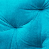 Mainstays Folding Butterfly Chair Blue Faux Fur Portable Collapsible ...