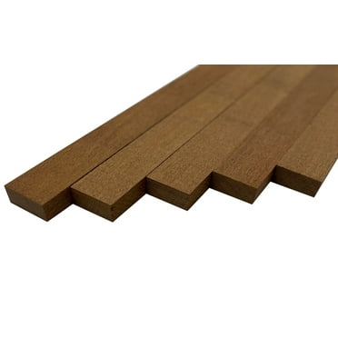 Padauk Lumber Board Combo 3/4" x 2" (5 Piece ) | 3/4" Lumber Boards | 3 ...