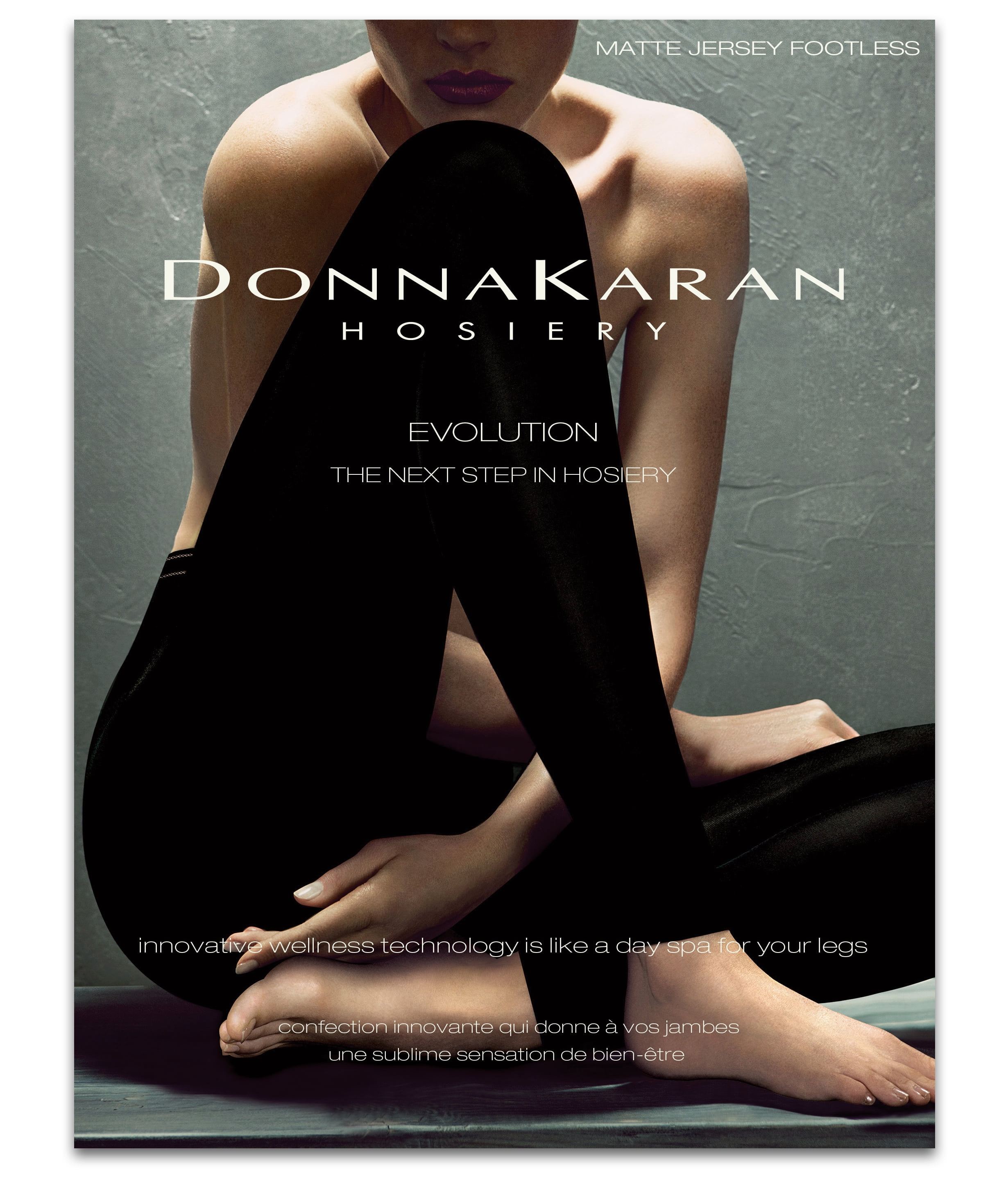 Donna Karan Hosiery Womens Evolution Matte Jersey Footless Tights Style-D0C322 - Walmart.com