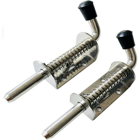 2 Pieces Spring Latch, 304 Stainless Steel Spring Latch, Slide Bolt ...