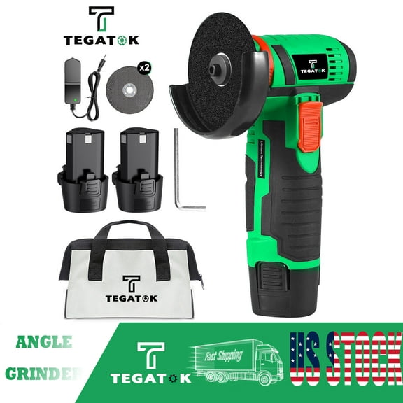 12V Brushless Mini Angle Grinder Kit, 3 Inch Metal Cutting & Polishing ...