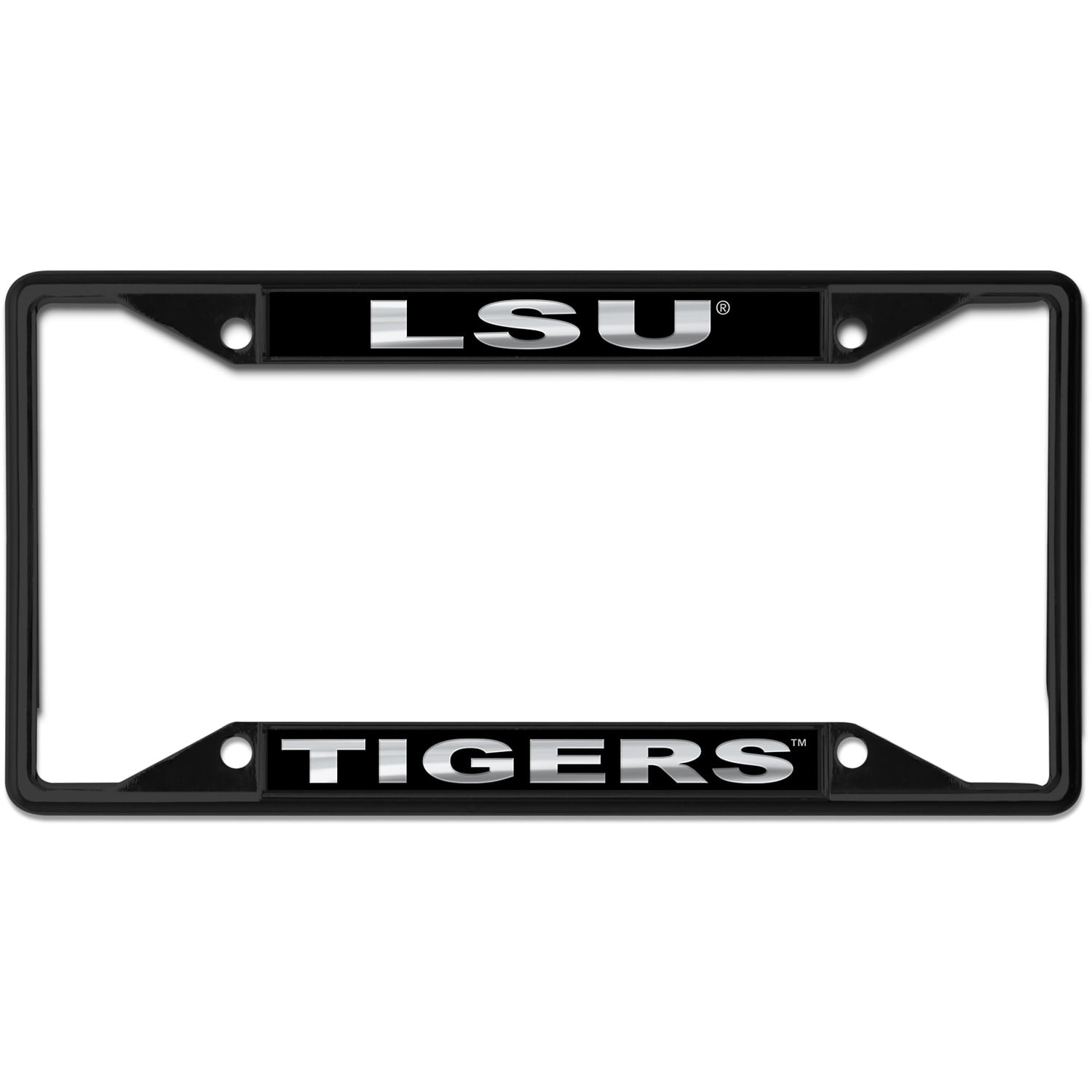 WinCraft LSU Tigers Laser-Cut Metal License Plate Frame - Walmart.com