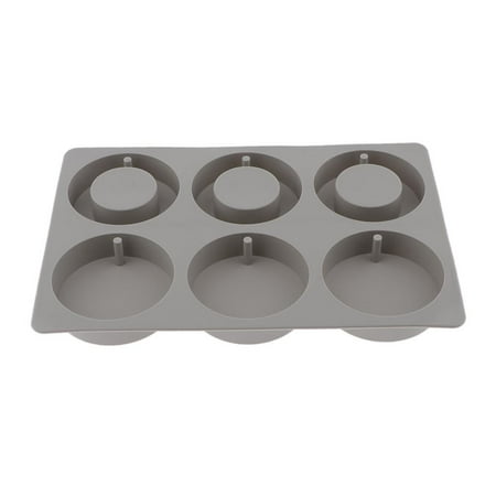 6-cavity Round Resin Creative Plaster Great for Resin Pendant Making ...