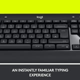 Logitech Advanced Combo Ergonomic Wireless Keyboard and Mouse Set with ...