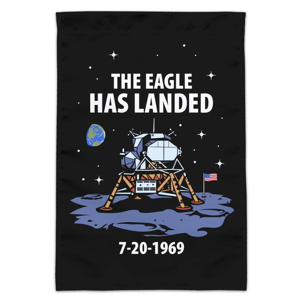 NASA Apollo 11 The Eagle Has Landed Moon Landing Garden Yard Flag ...