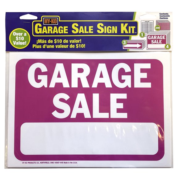 Garage Sale Signs