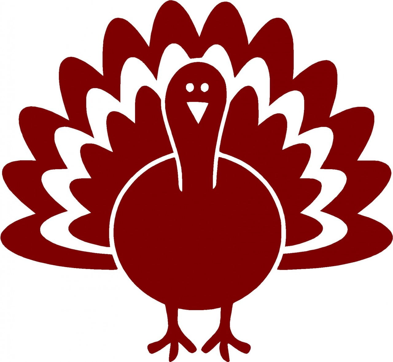 Design With Vinyl Home Wall Decals Turkey Thanksgiving Fall ...