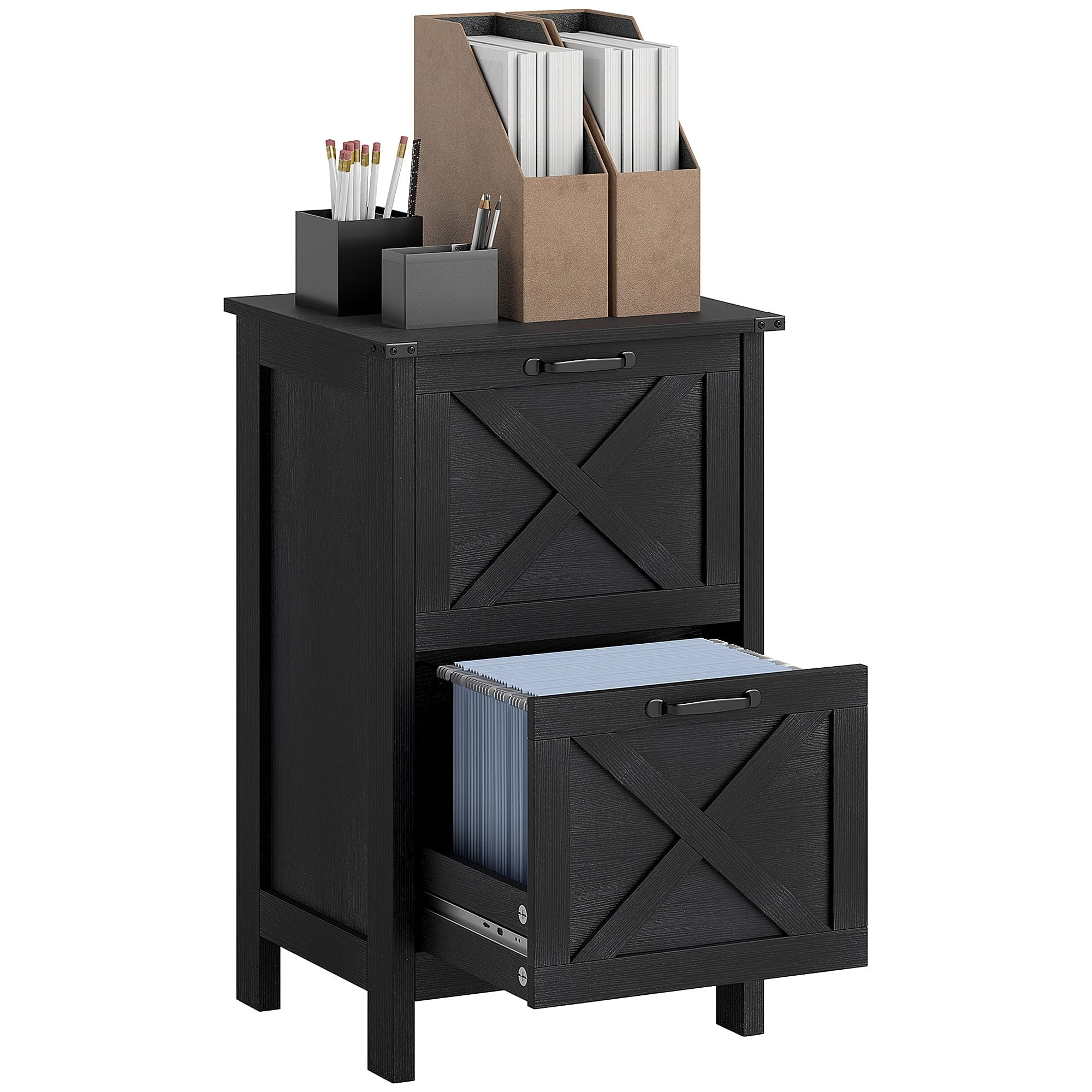 Click here for Homcom 2 Drawer Vertical File Cabinet With Silent... prices