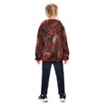 BZSMCE Double-Sided Sherpa Fleece Hooded Zipper Jacket Pink Ruby Wings ...