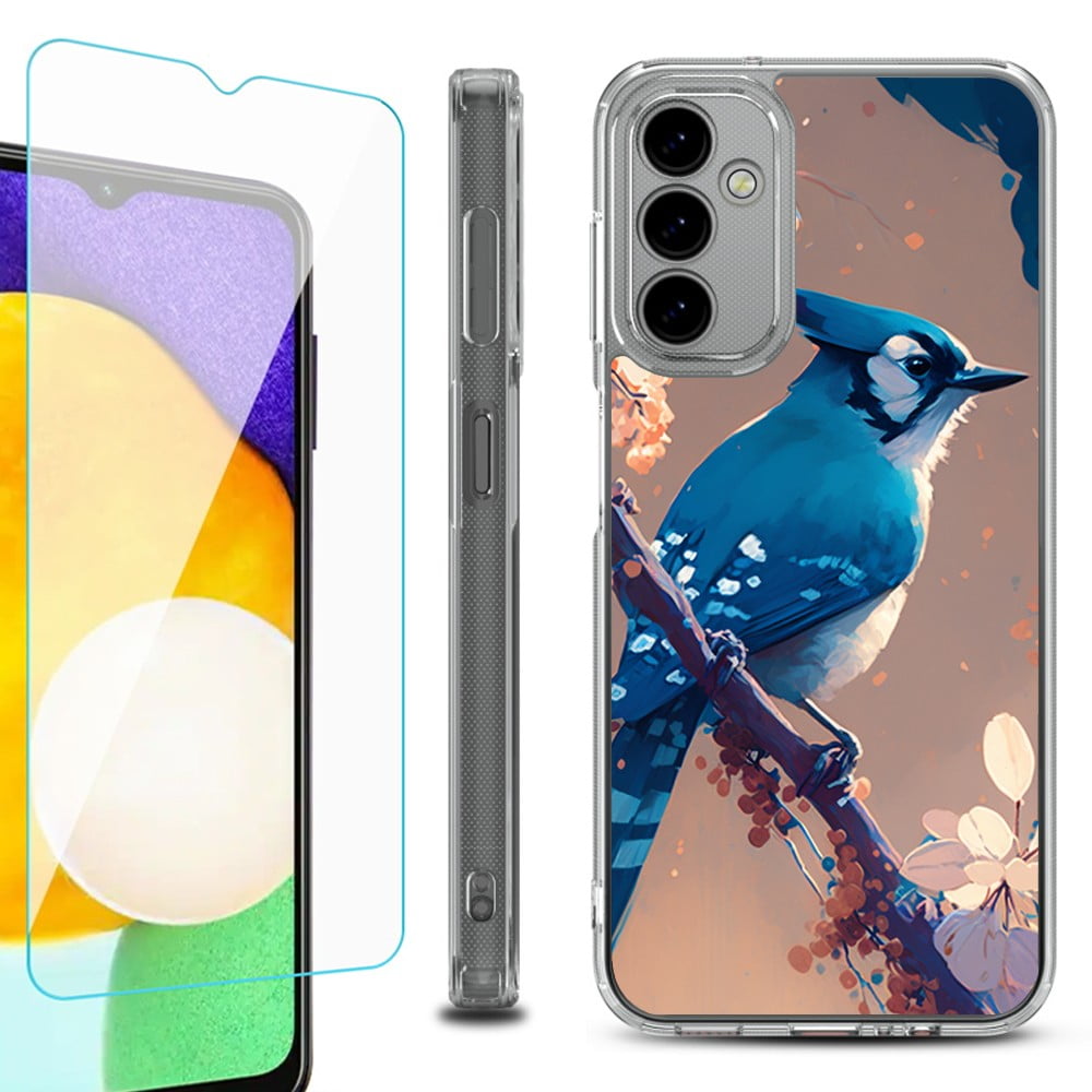 Shockproof Bumper Phone Case for Samsung Galaxy A14 5G, with Tempered ...