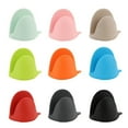 Household Solid Color Silicone Hand Clips Microwave Scalding Gloves ...