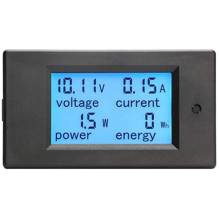 Amp Volt Meter Ammeter Voltmeter Digital 12V DC 6.5-100V 20A, Voltage ...