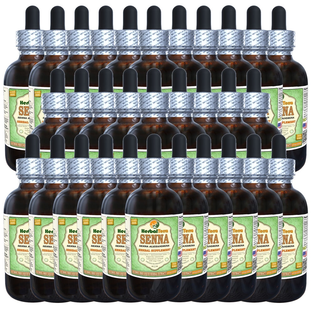 Senna (Senna Alexandrina) Glycerite, Organic Dried Leaves Alcohol-FREE ...