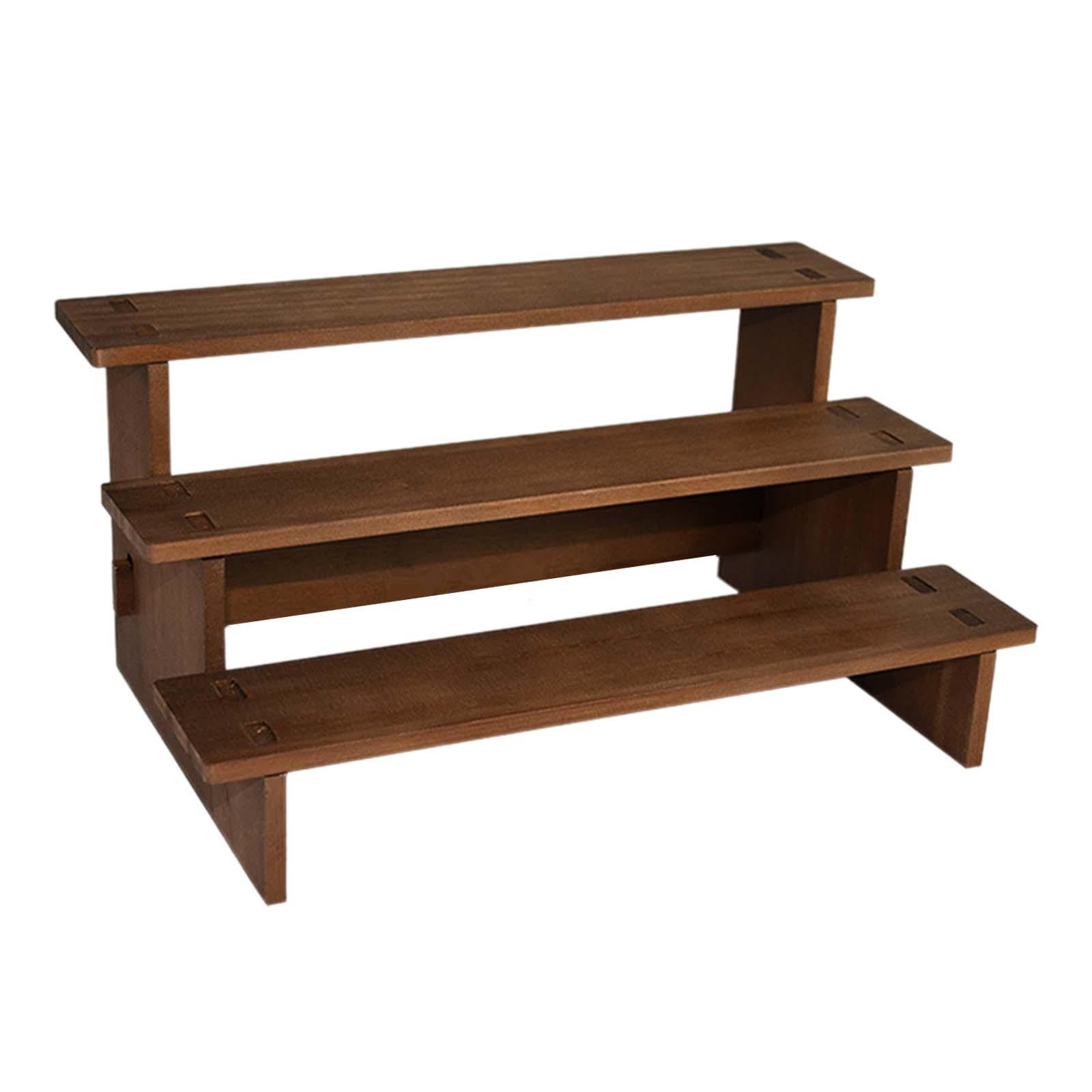 Click here for Esquirla 3 Tier Display Riser Wooden Sturdy Earrin... prices