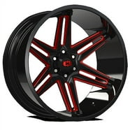 Grid Off-Road GD14 Custom Wheel for 20x9 inch Gloss Black w/ Red ...