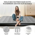 Queen Air Mattress with Built in Pump,10IN Air Bed with 3 Mins Self ...