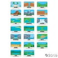 Landform Mini Bulletin Board Set - Educational - 20 Pieces - Walmart.com